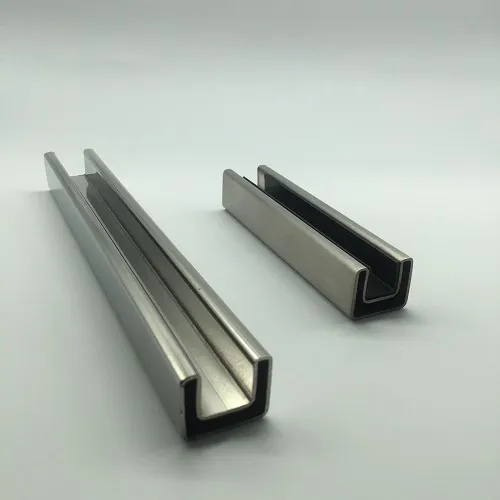 Stainless Steel Glass Railing Square Top Handrail Capping Rail Accessories