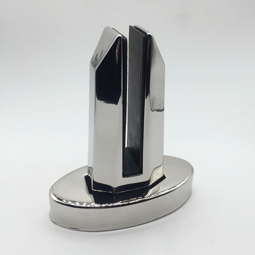 Oval Base Mini Post Glass Pool Fence Spigot