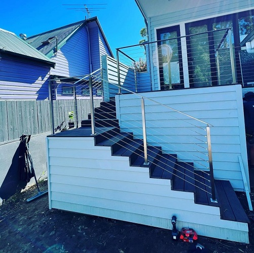 Stainless Steel Cable Railing System for Deck, Balcony and Stairs