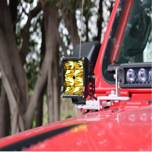 Square 3.8 Inch LED Work Light 40 Watt