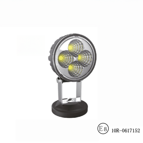 Round LED Work Lights Flood Beam 3 Inch 12W White Color SS-2016