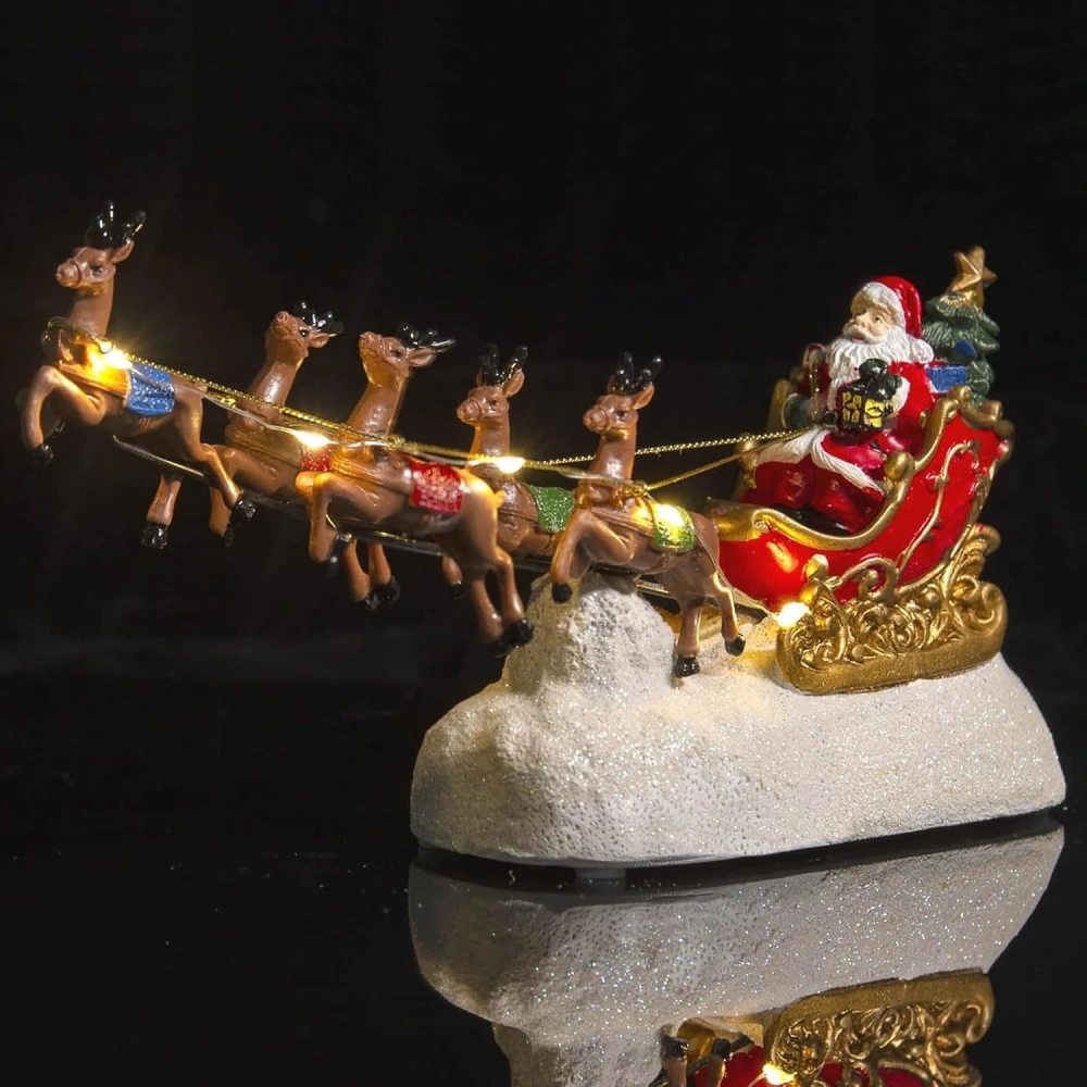 Santa's Sleigh and Reindeer Assortment