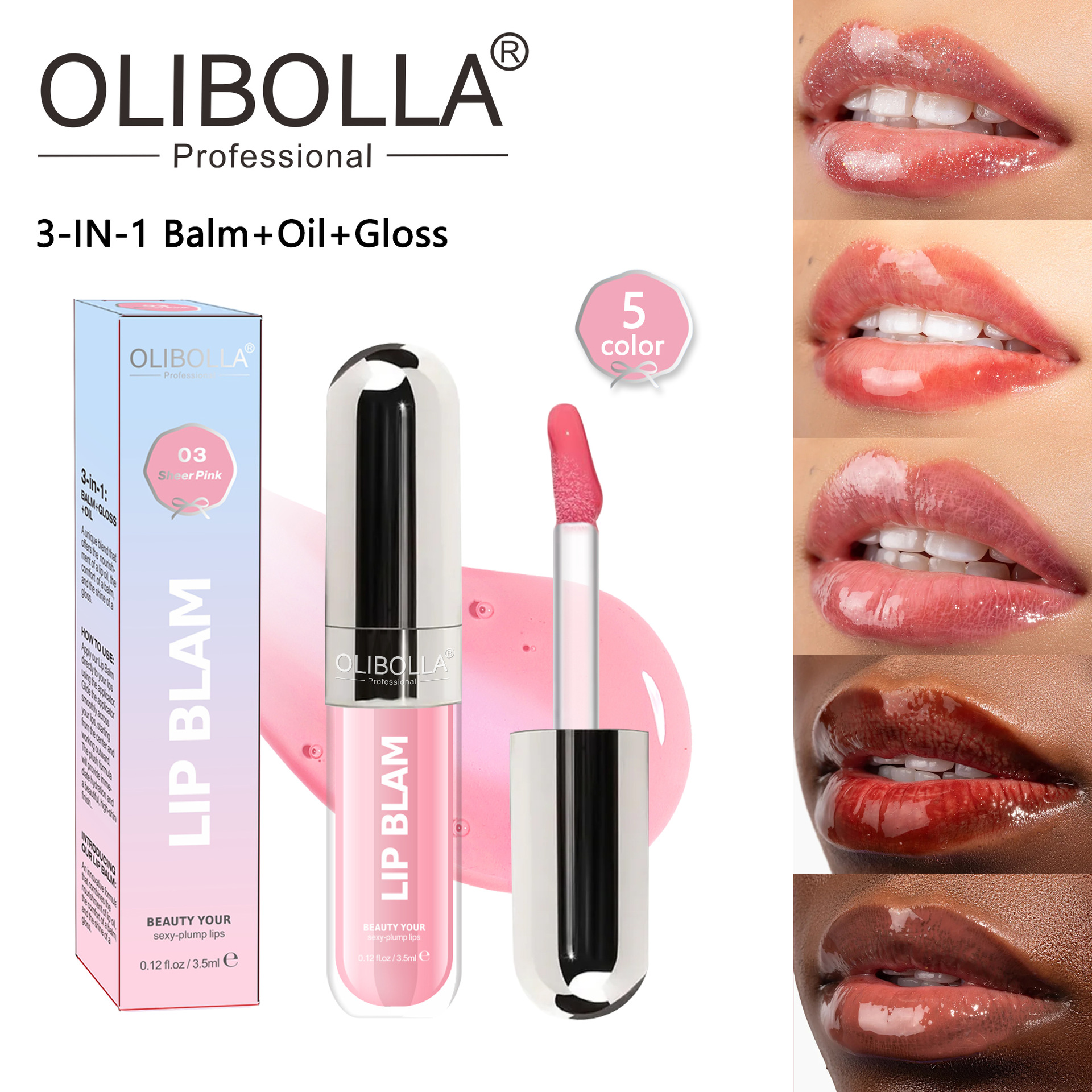 3-in-1 moisturizing, hydrating, and long-lasting lipstick
