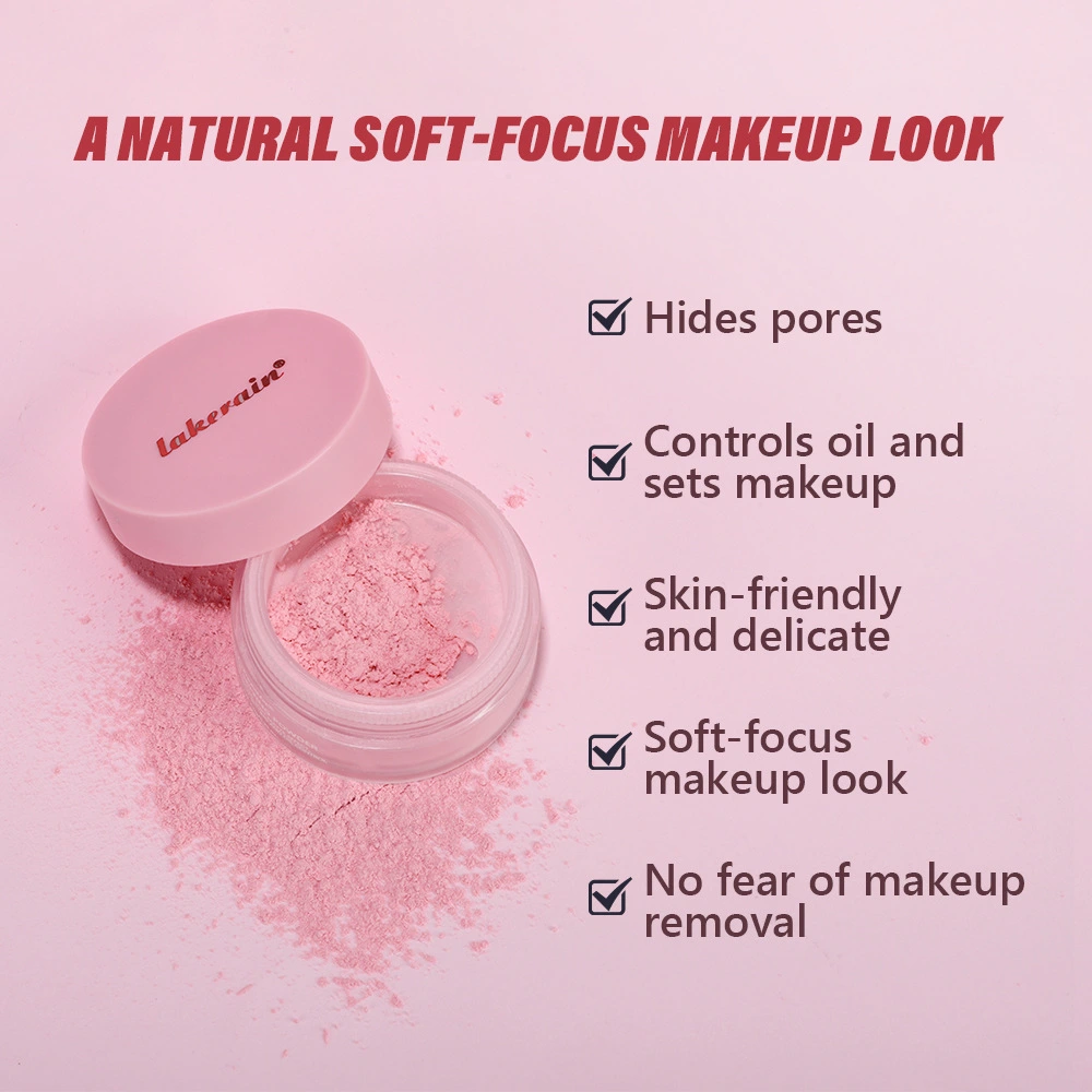 Natural-finish setting powder