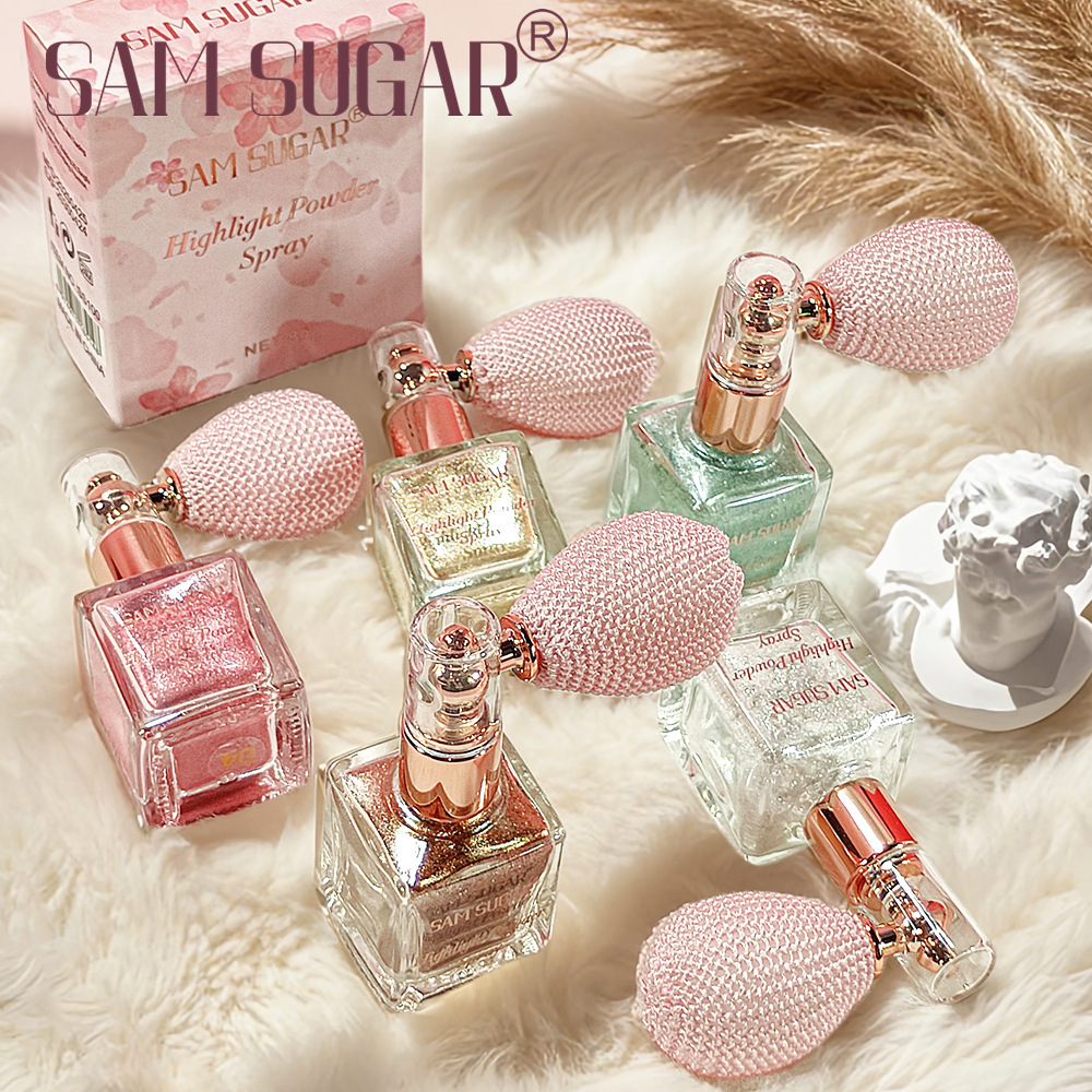 SAM SUGAR Highlighter Spray Body Glow Contouring Spray Glitter