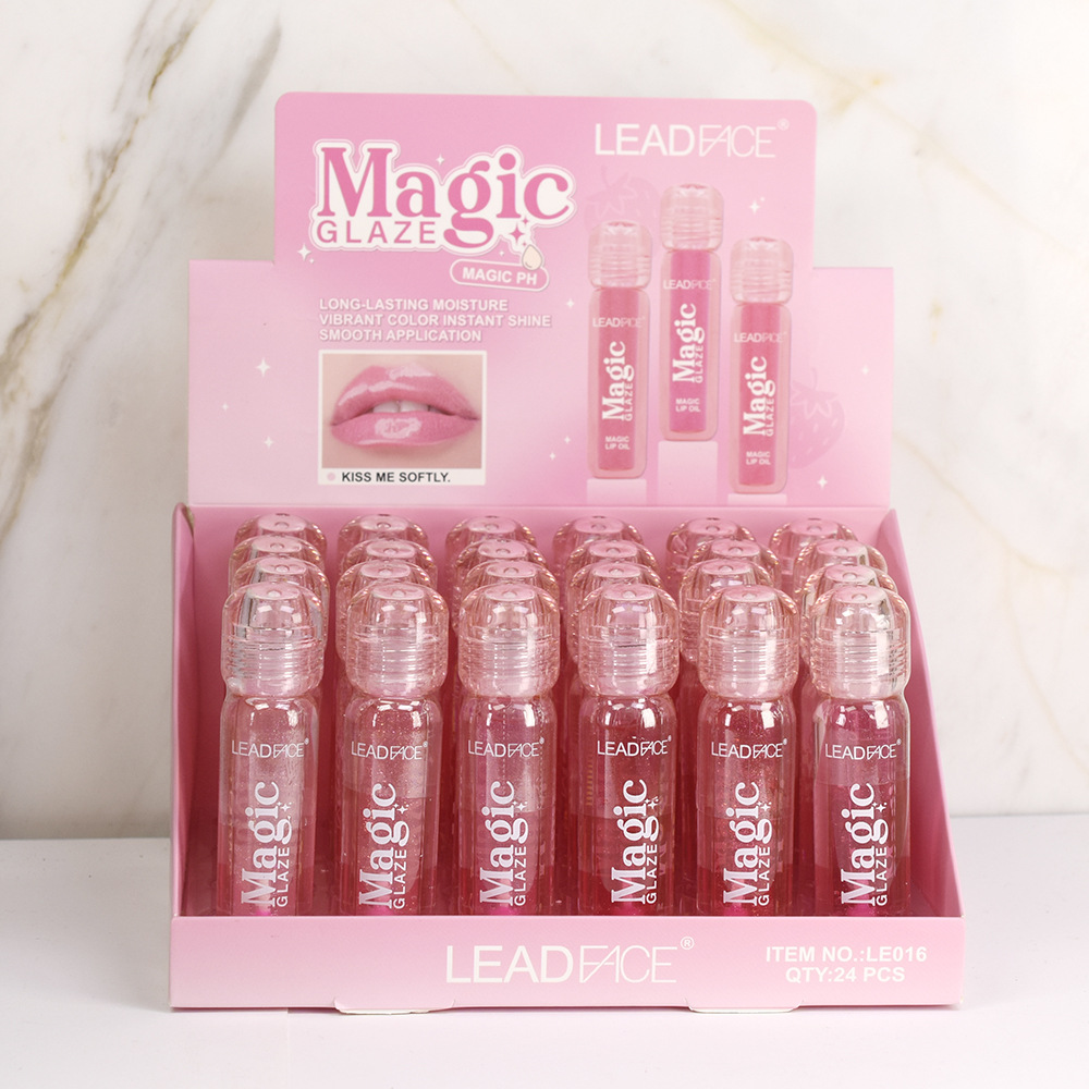 LE016 New Micro-Shimmer Color-Changing Moisturizing Lip Oil LEADFACE ...