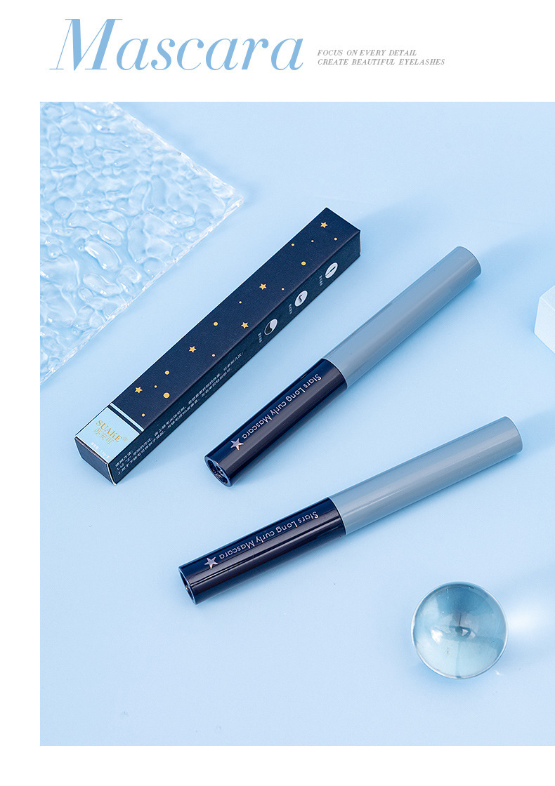 Miss Lara Suake Dual-Effect Mascara Fine brush tip Volumizing, curling ...