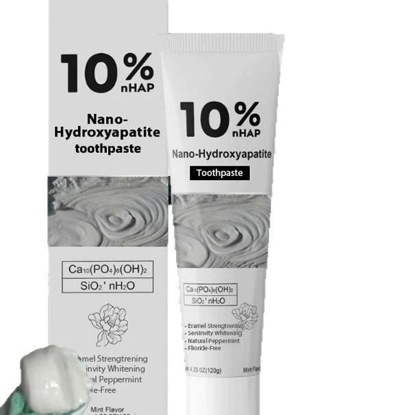 Custom 10% Hydroxyapatite Toothpaste Strips Oral Whitening Toothpaste