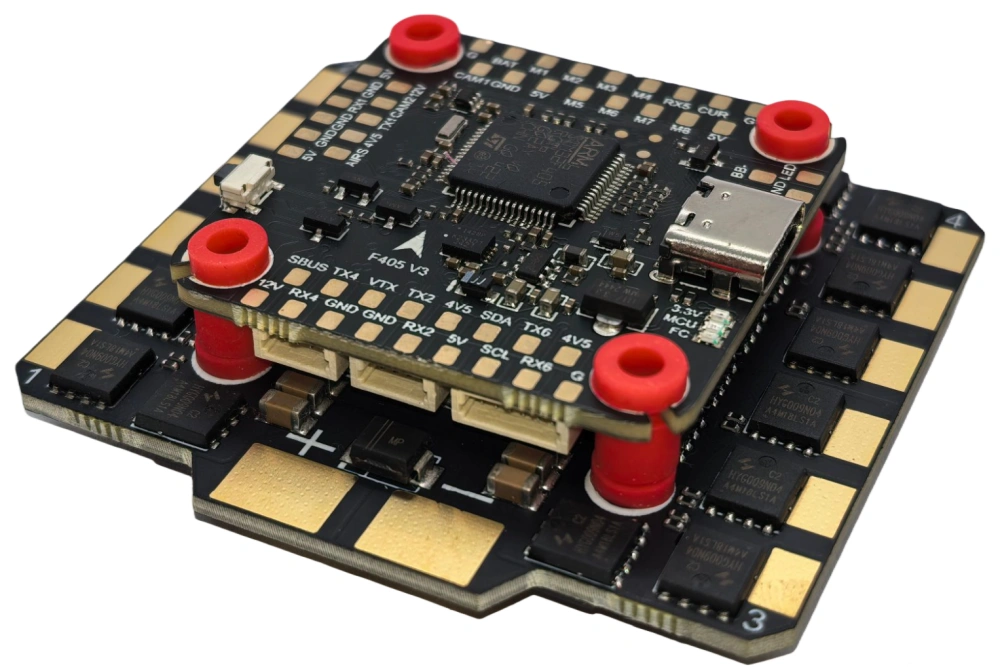 YunTuFPV F405v3 Stack Flight Controller BLs8 100A 3-8S 30.5x30.5mm 4-in ...