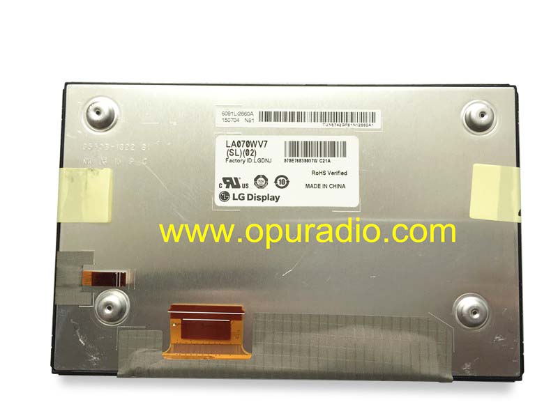 LG Displa LCD Monitor Display | Mercedes - LA070WV7 SL02 | opuradio