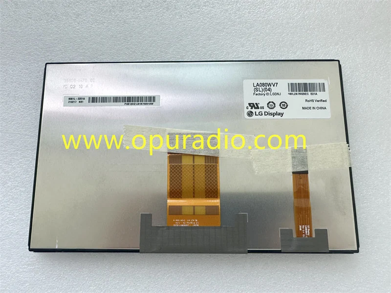 LG Display LA080WV7 (SL)(04) (SL)(02) CID Monitor 8 inch for 2017-2020 ...