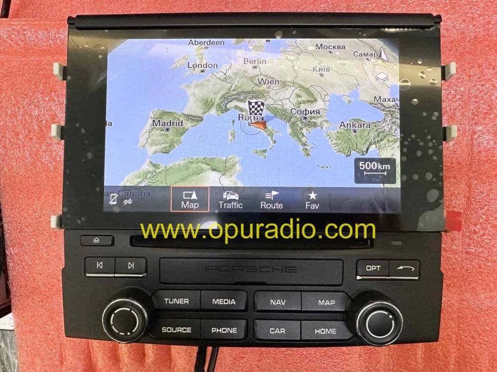 2017-2018 PORSCHE CAYENNE Turbo S- MMI Navigation Display UNIT 7P5919607D
