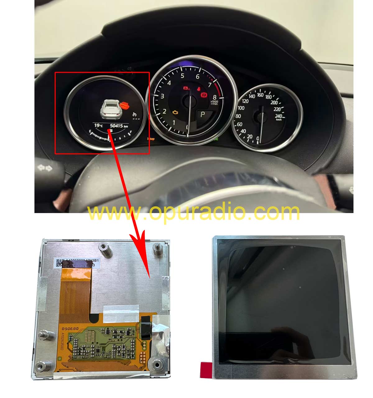 LAM046G061A 2023-2025 Mazda MX-5 MX5 Speedometer Instrument Cluster