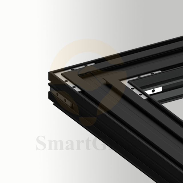 Magnetic track Stretch ceiling Profile 90 degree angle connector