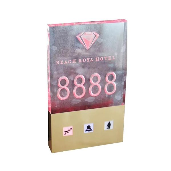 Intelligent Hotel System Doorplate Electronic Doorplate with Control ...