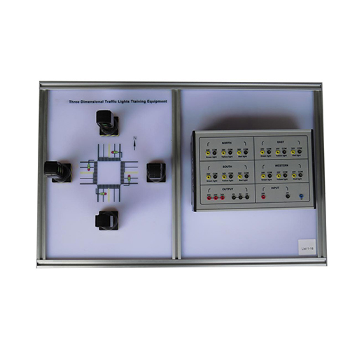 Three Dimensional Traffic Lights Training Equipment Electrical Lab ...