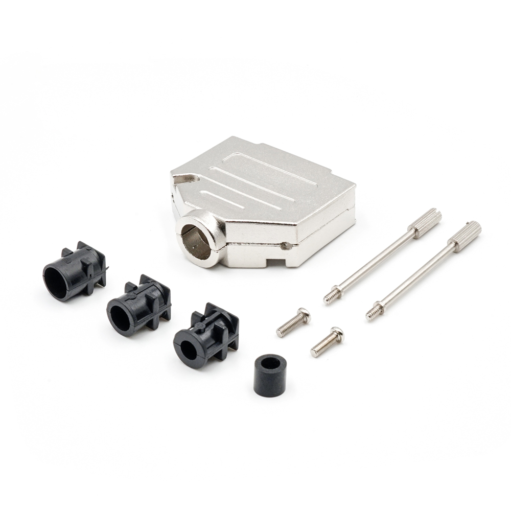 LECHUAN 25-Pin Metal D-SUB Hood Kit Two-Piece Backshell with Zinc ...