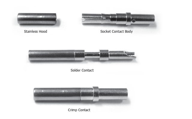 LECHUAN MS3116F 12-3S Female Plug MIL-DTL-26482 Straight 3 Pin Solder Circular Connector