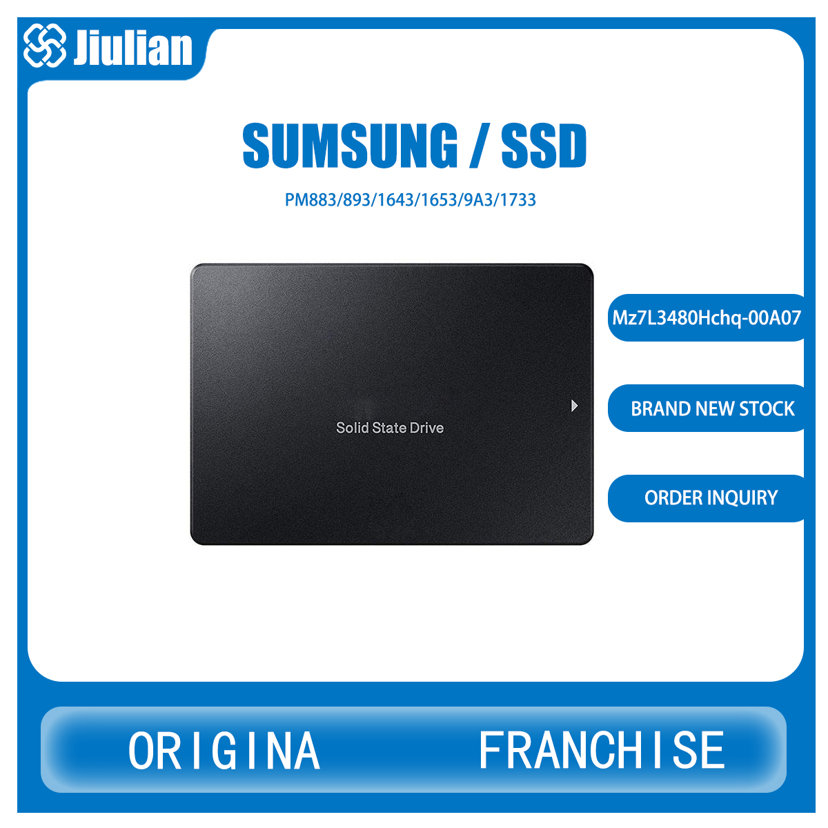 High Performance Ssd Internal Mz7L3480Hchq-00A07 480Gb Solid State Disk ...