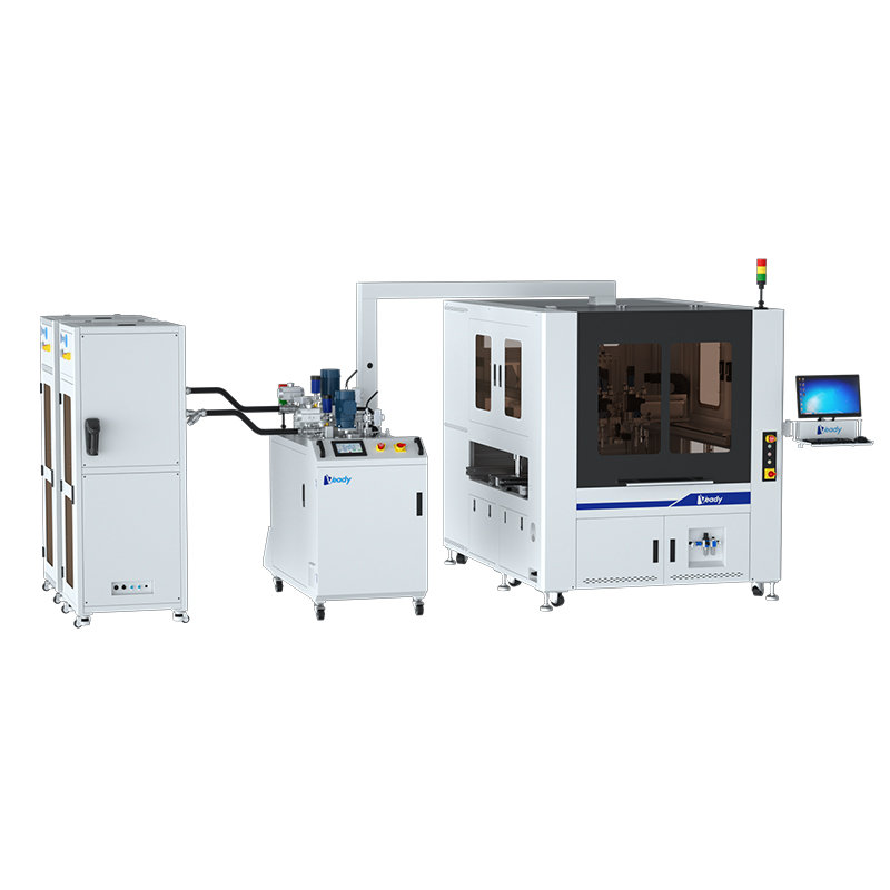 Dual-Regulation Dual-Head Vision-Guided Dispensing Machine