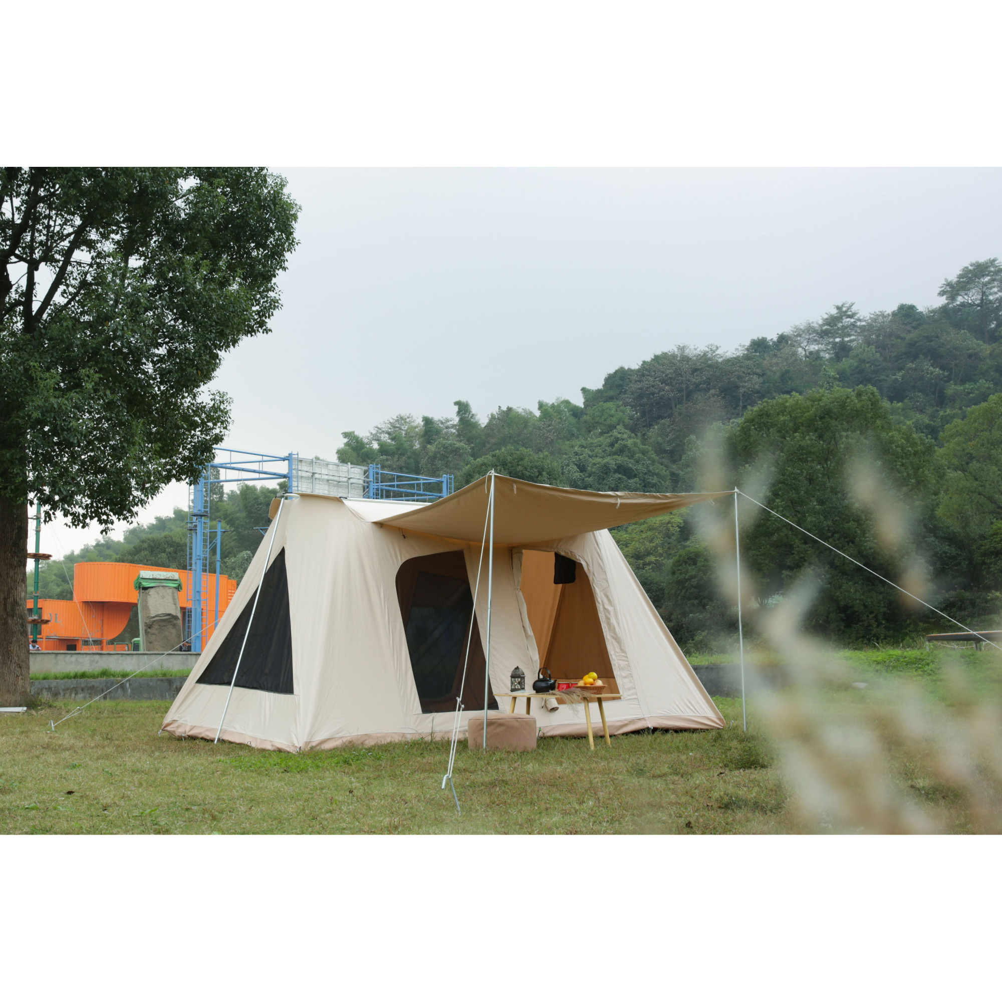 Cotton Spring-bar Guard Tent