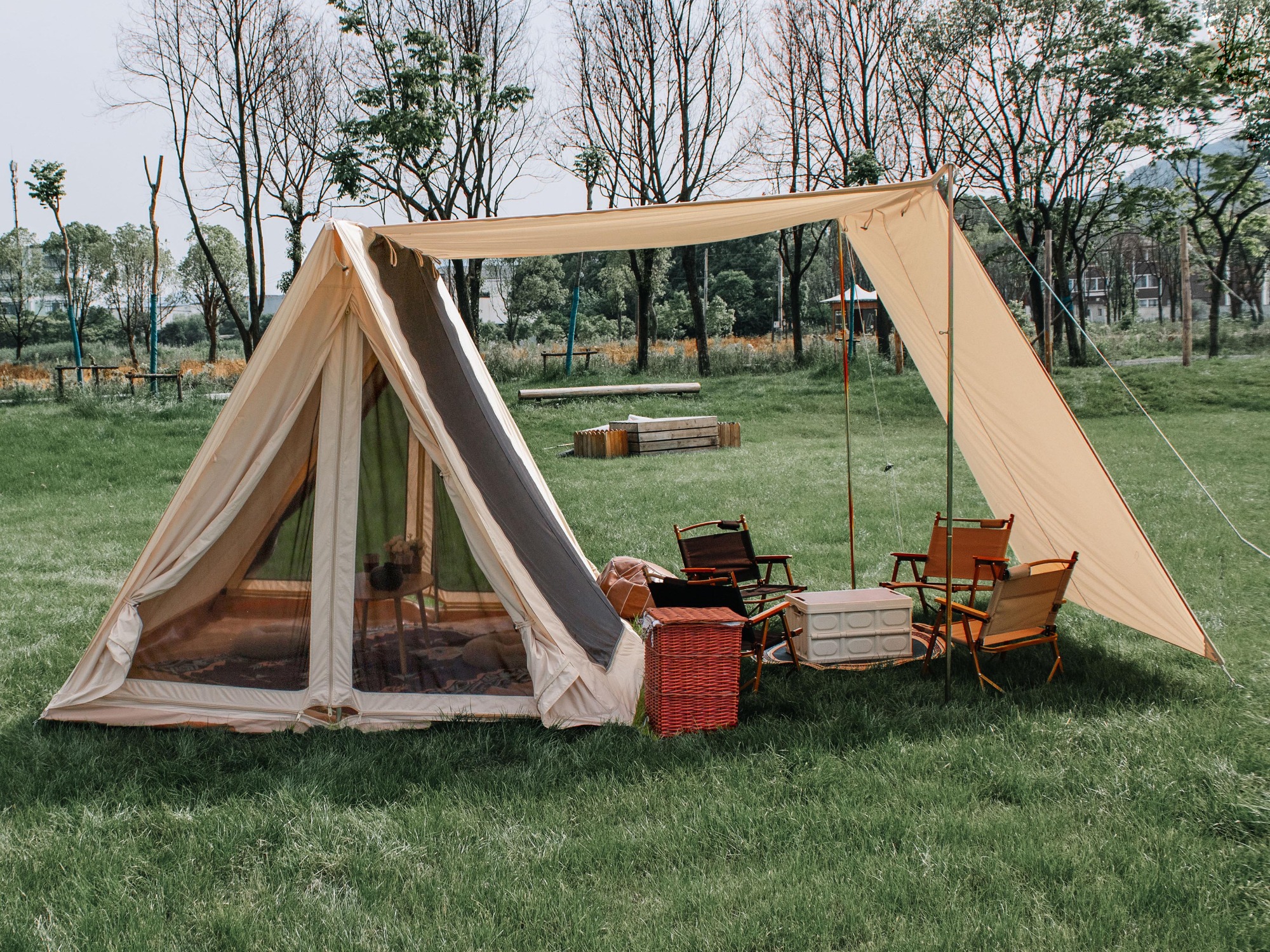 Triangle Tent - Professional Grade Triangular Shelter for Outdoor ...