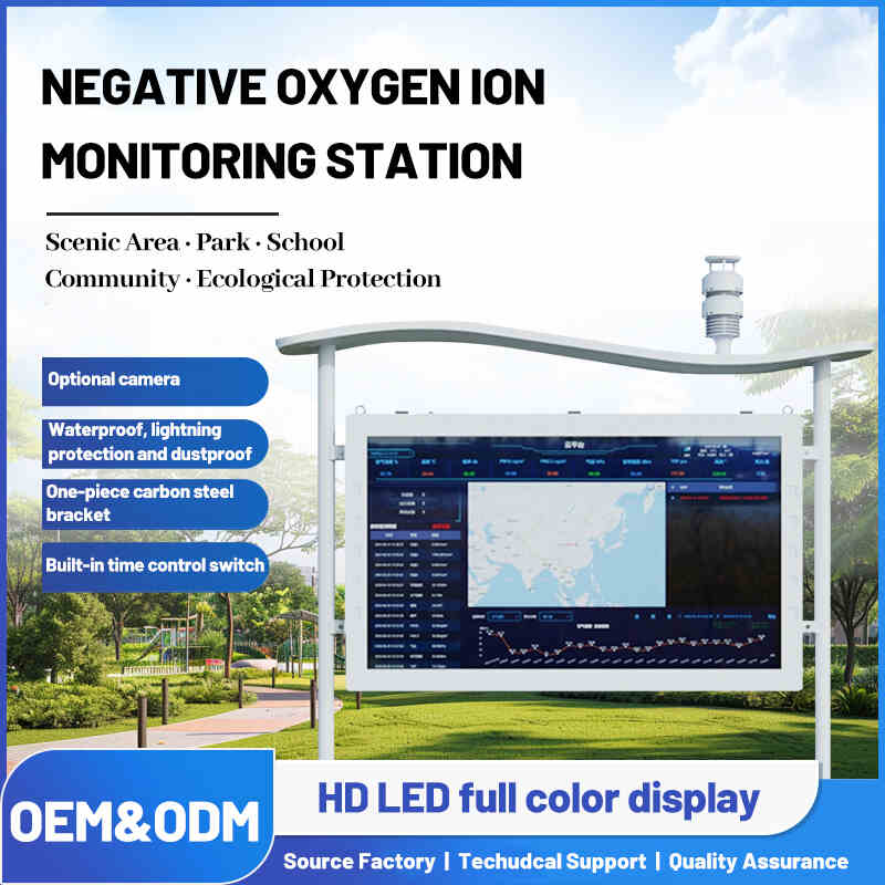 Negative Oxygen Ion Monitoring Station: Full-Color Screen Intelligent ...