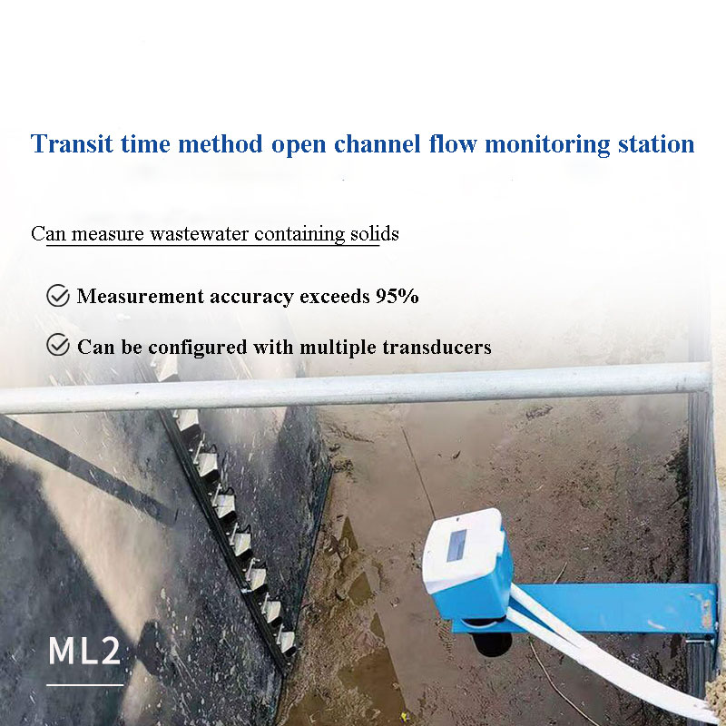 Time-Difference Open Channel Flow Monitoring System