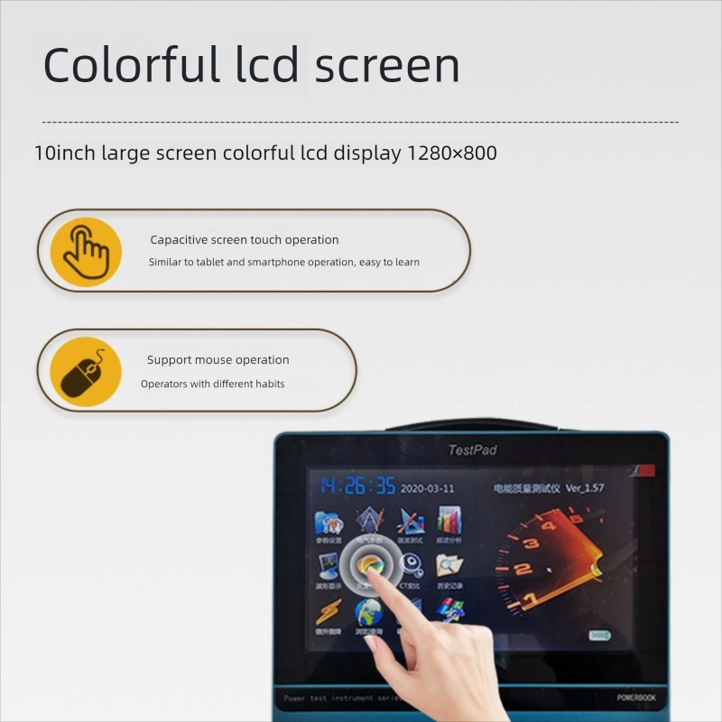 Power Quality Analyzer (Portable Harmonic Tester, Three-phase ...