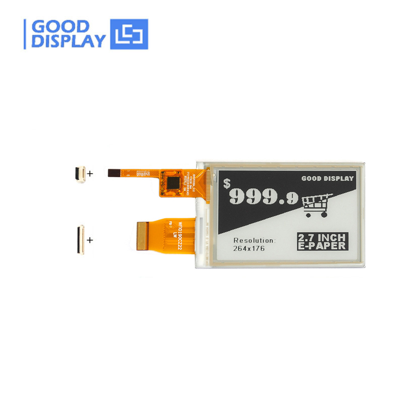 2.7 inch e-ink touchscreen SPI interface China e-ink screen ...