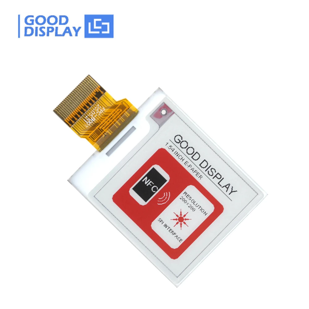 1.54 inch tri-color Epaper E-ink Display 200x200 SPI Screen, GDEY0154Z90