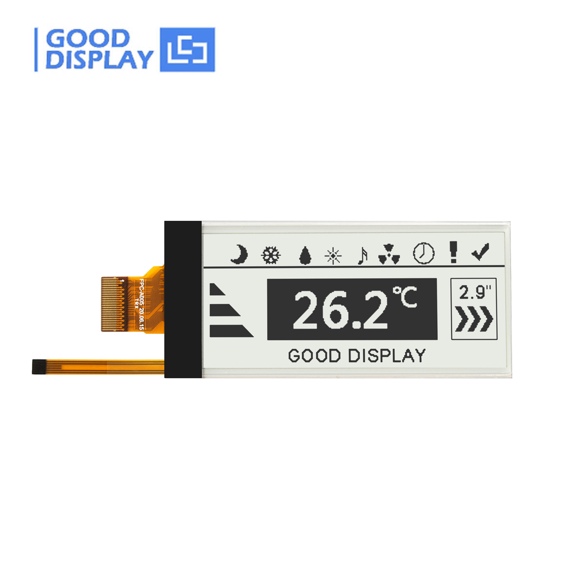 2.9-inch E-Ink Screen with Front Light 296x128 High-Resolution, Perfect ...