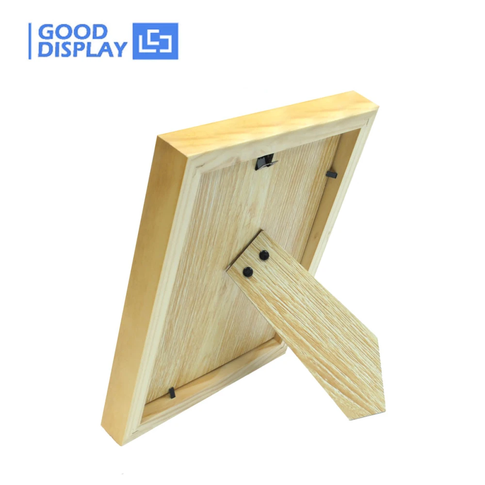 7.3-inch Color E-Paper Frame Solid Wood Design Ultra-Long Standby ...