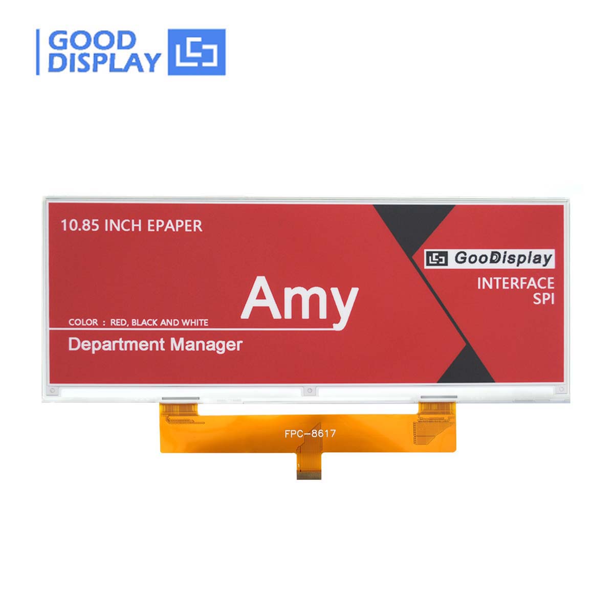 E-Ink Technology 10.85-inch large ePaper red tri-color narrow E Ink ...