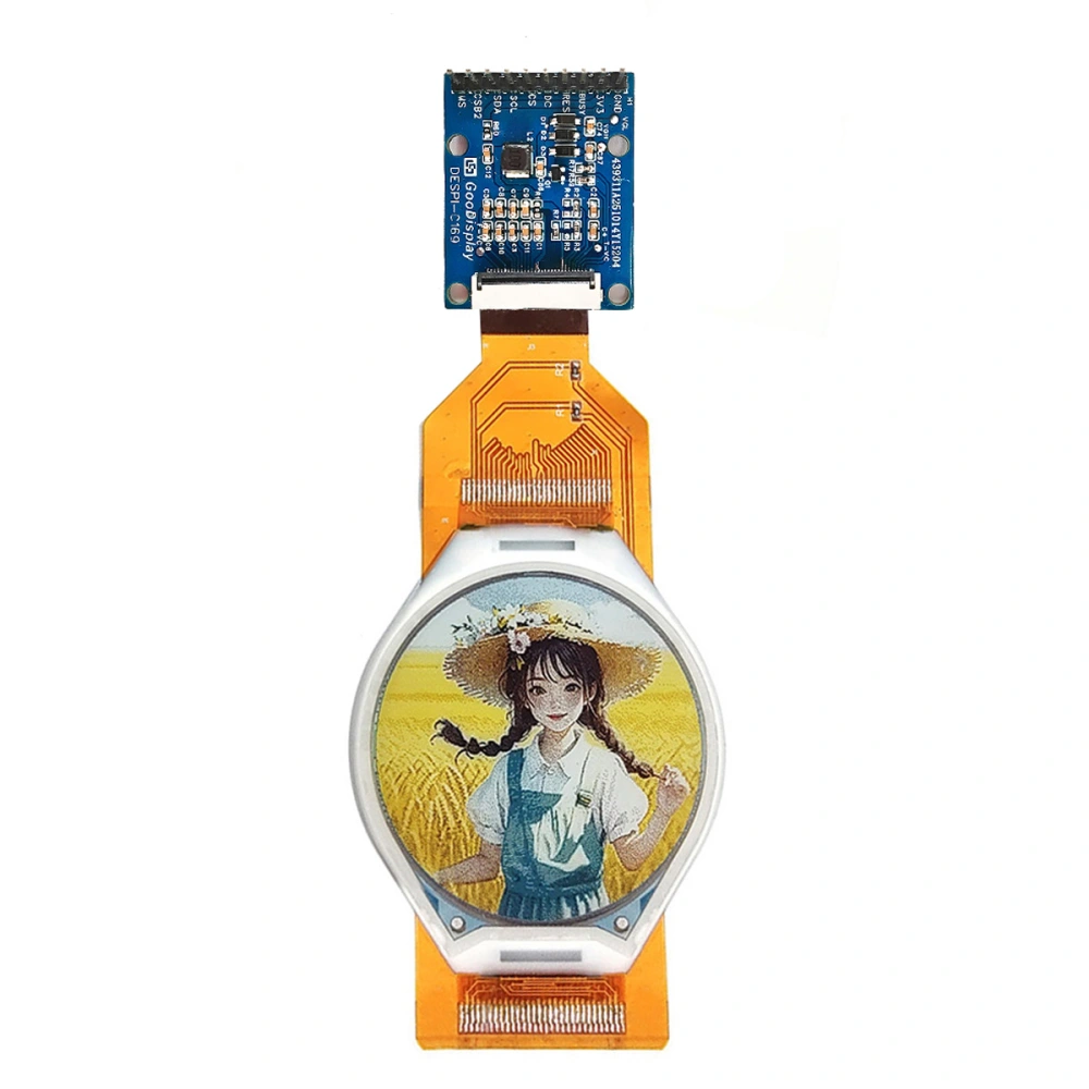 1.69" Circular Spectra 6 Color E Ink Display 400x400 pixels 262K Color ...