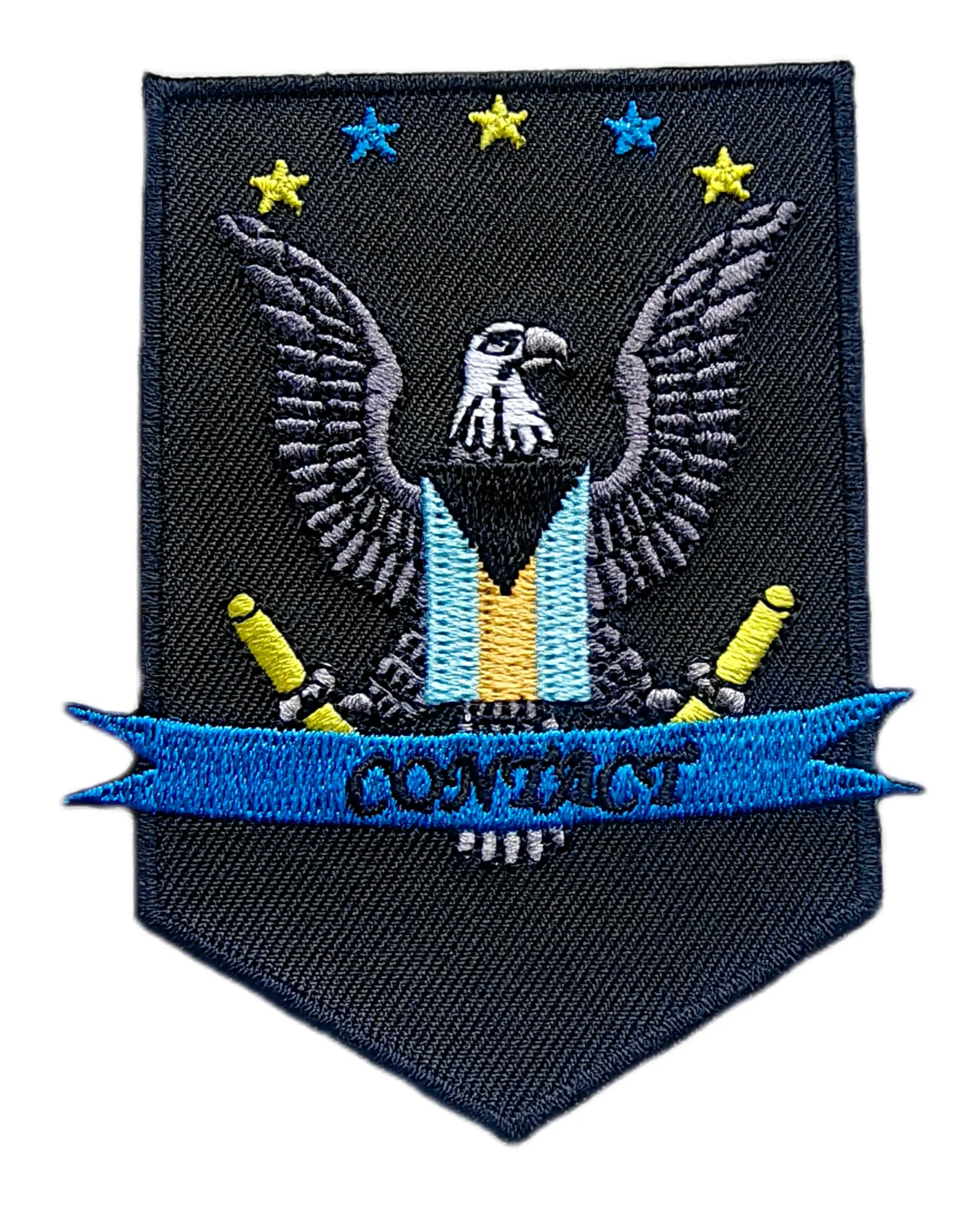 Custom Embroidered Patch Example: Military Style Eagle & Swords ...