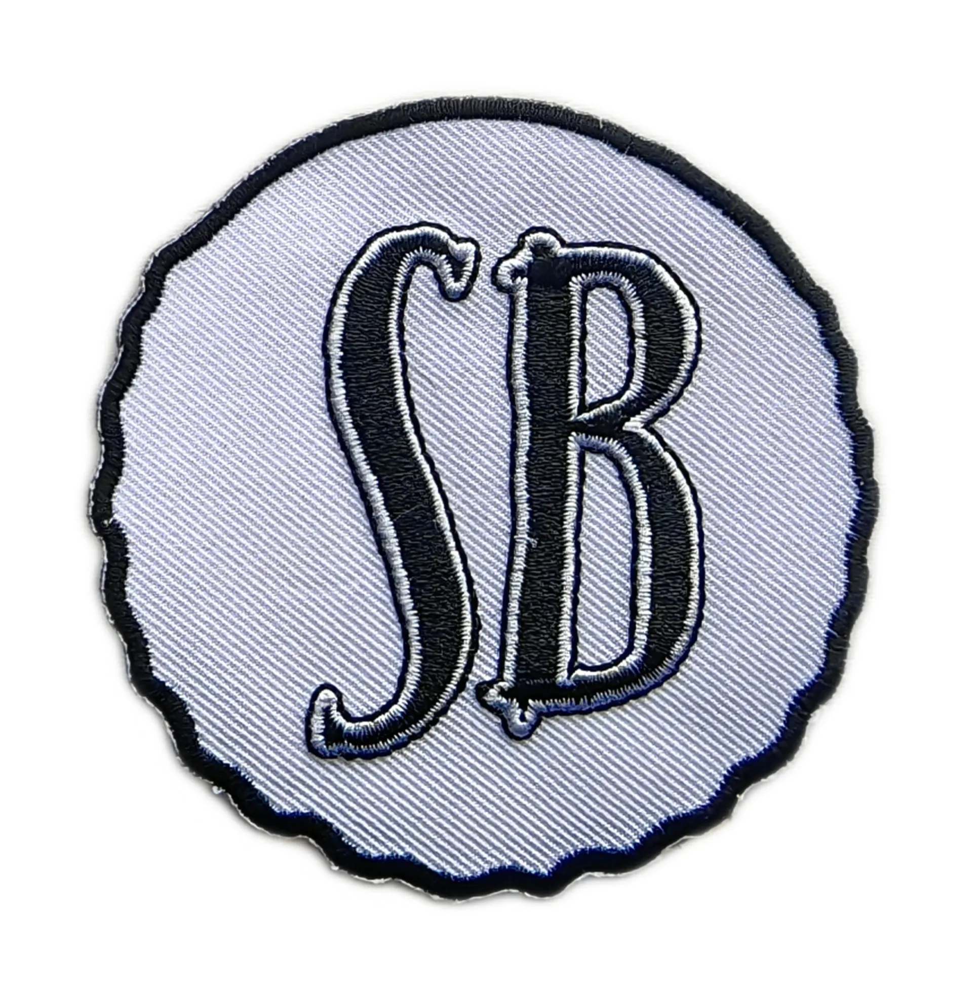 Custom Script Monogram Patch | Hot Cut Edge | Iron-On SB