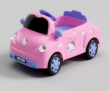 Hello Kitty Kids Electric Car - Single/Dual Drive & Battery, Swing ...
