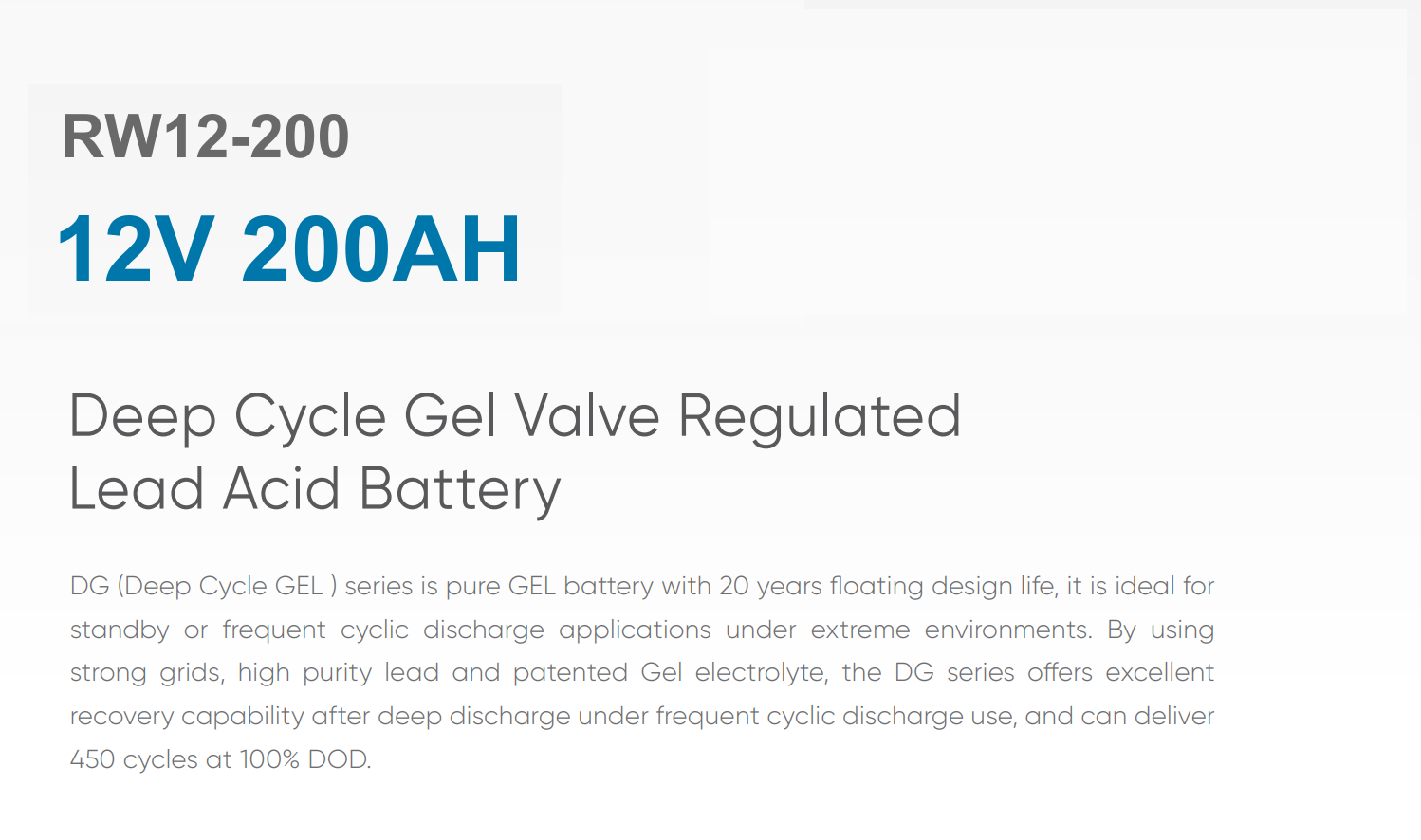 12V 200AH Deep Cycle Gel Lead Acid Battery,Super Capacitor AGM Batterie ...