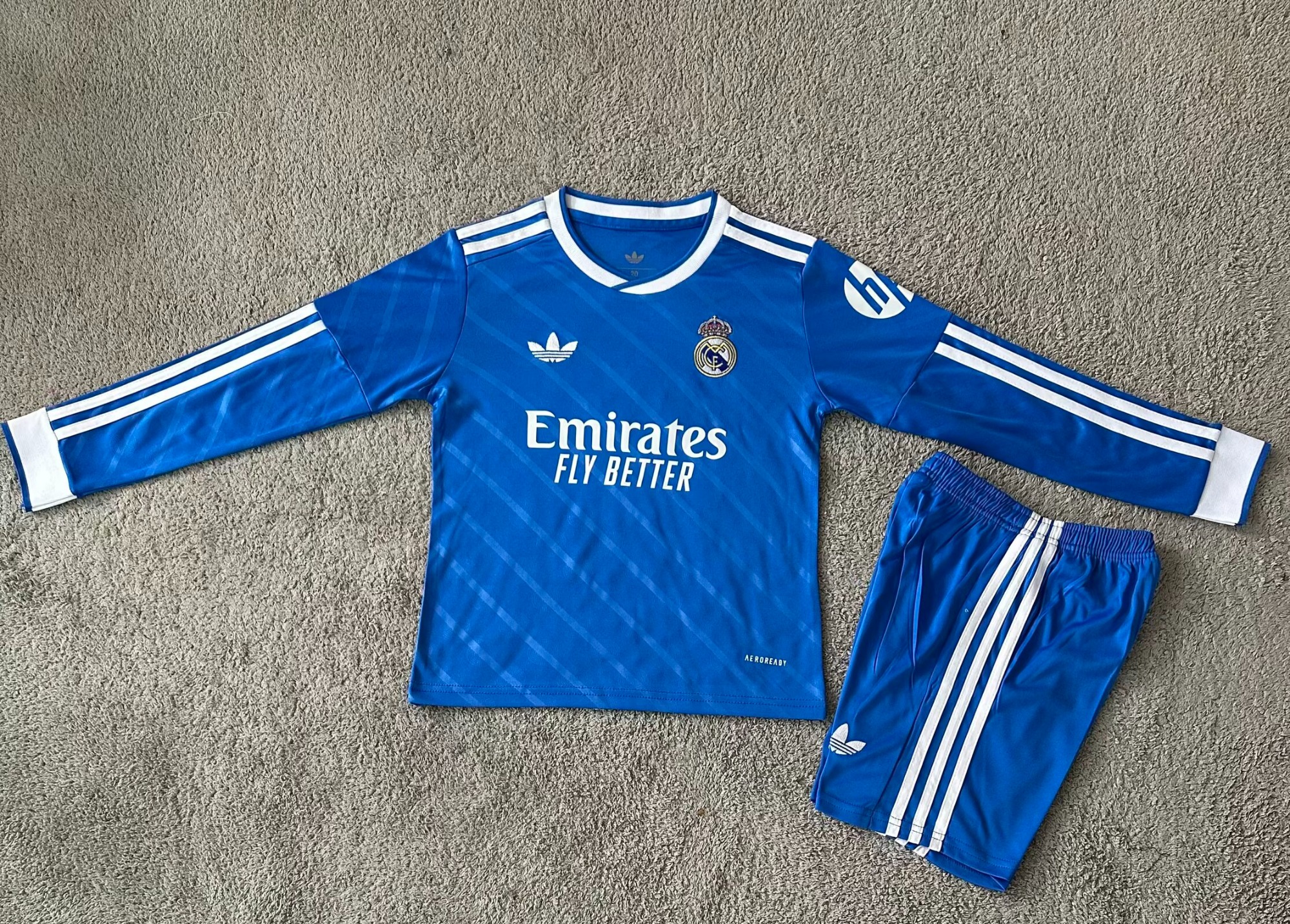 25-26 Real Madrid 2 away long sleeved kids