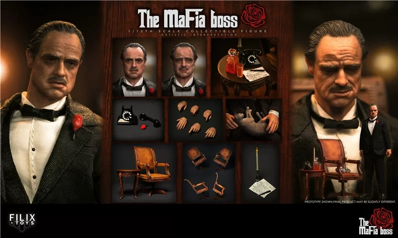 【Pre-order】1/12 Filix Toys The Godfather 1972 VITO CORLEONE action figure