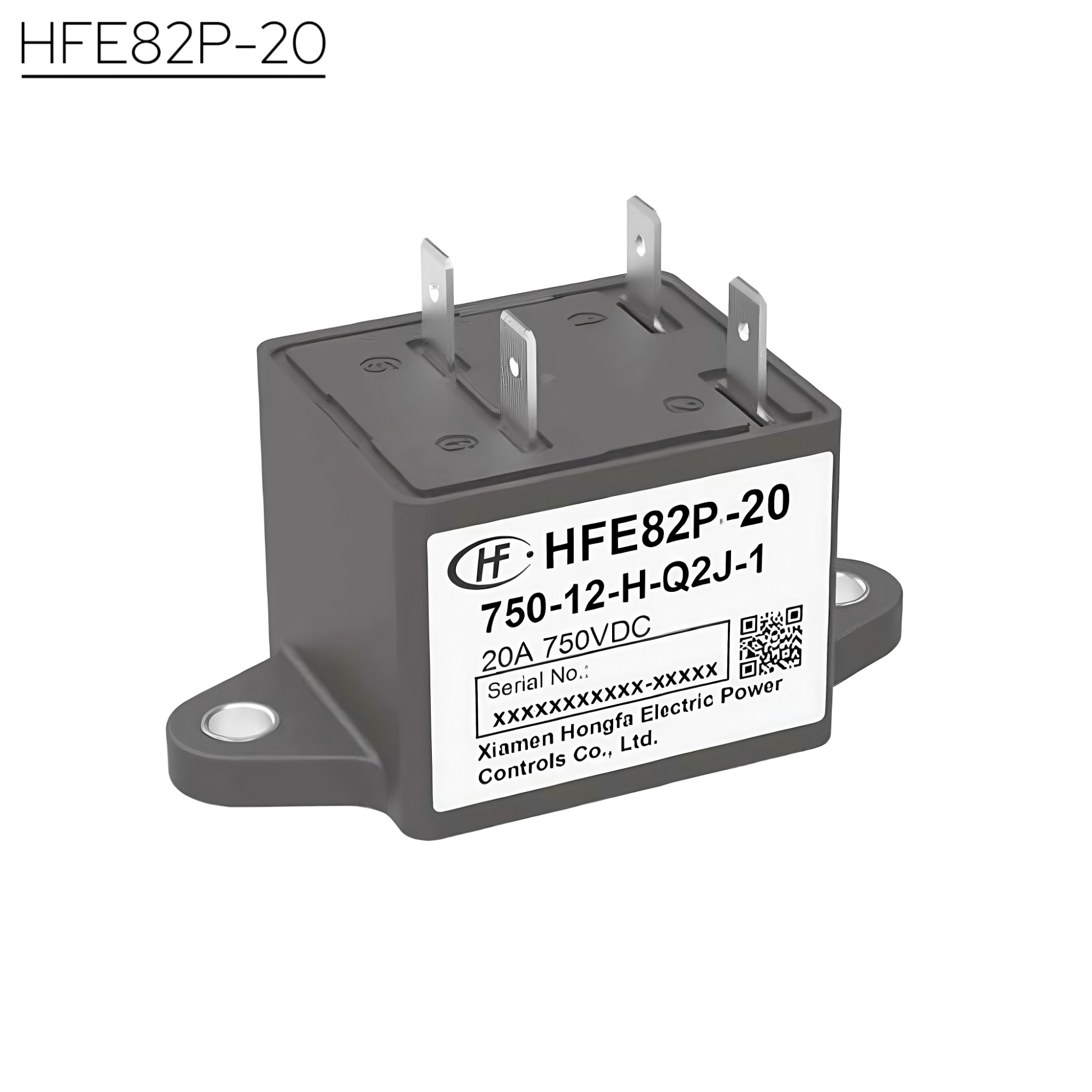 HFE82P-20 HONGFA High voltage DC Contactor 450V 750V 60A Relay ...