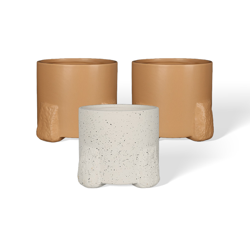 Wholesale Modern Simple Four-legged Ceramic Flower Pots