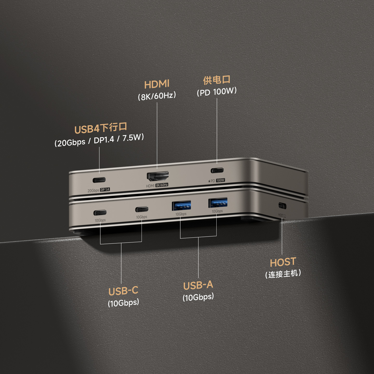 Hagibis USB4 Docking Station