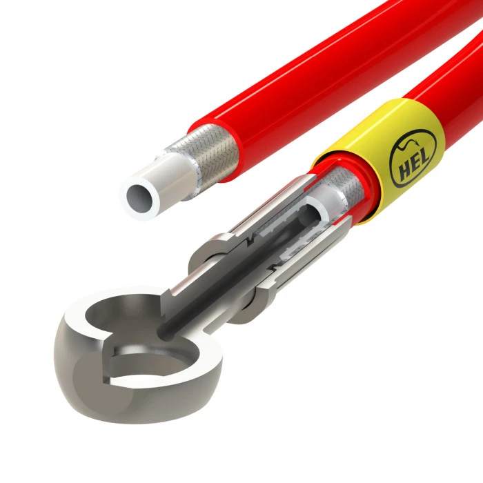 HEL Custom Stainless Steel Braided Hydraulc Clutch Lines