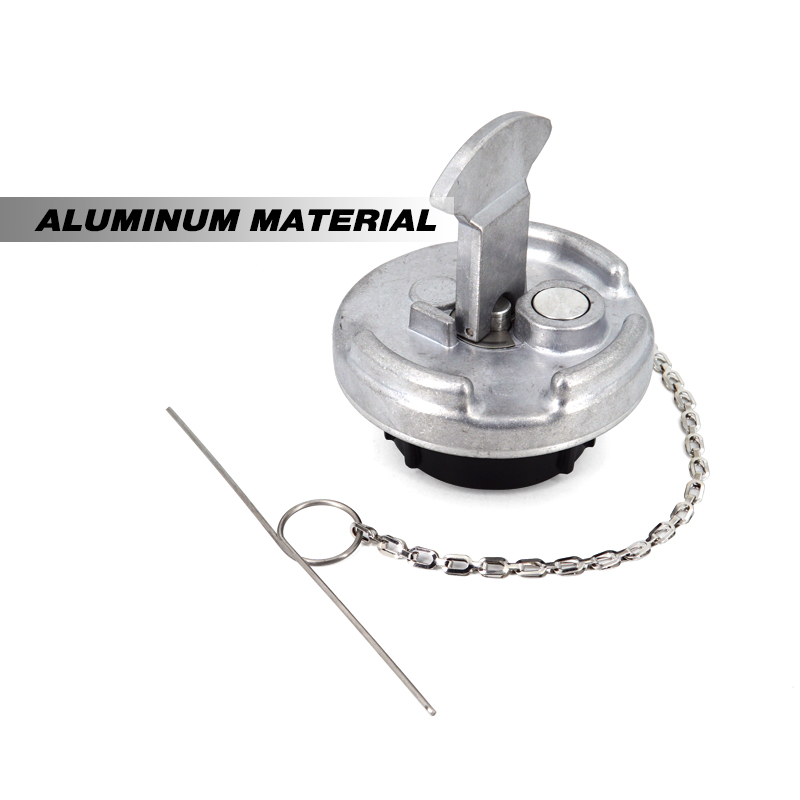 Aluminum Lever Style 4" Un-Locking Diesel Fuel Cap Fuel Tanks Cover ...