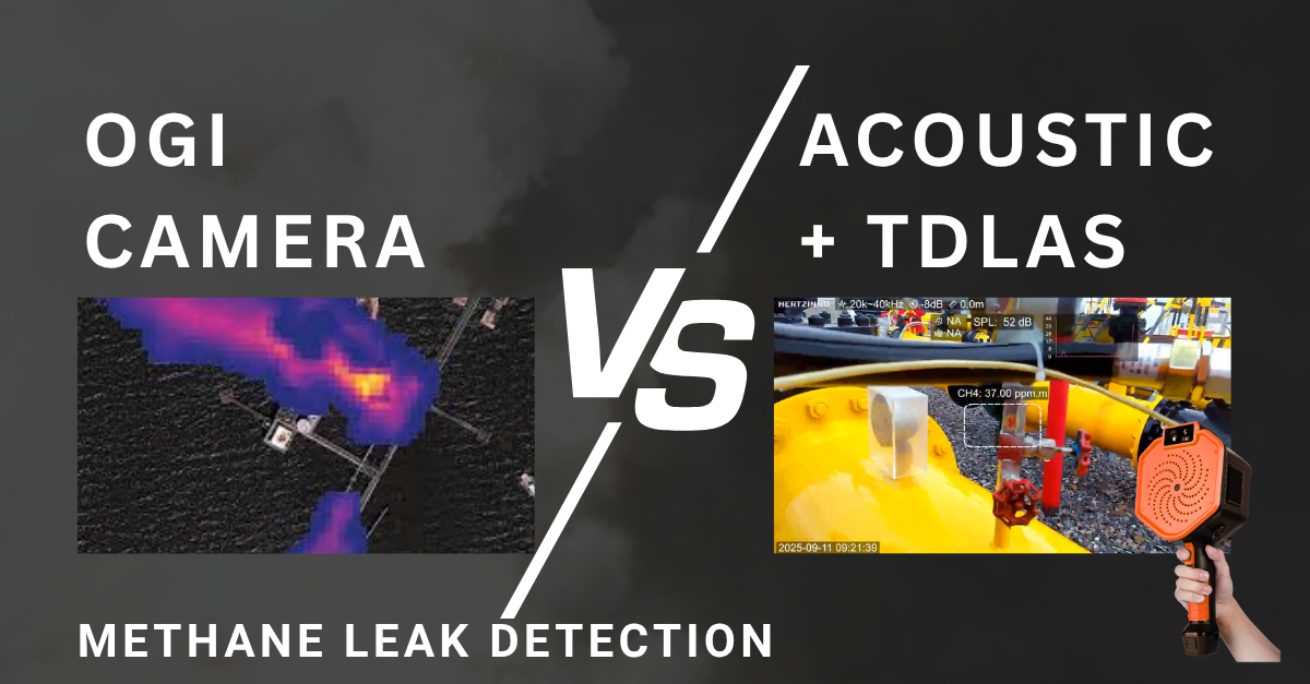 OGI Alternative for Natural Gas Leak Detection | HA3LX Acoustic camera ...