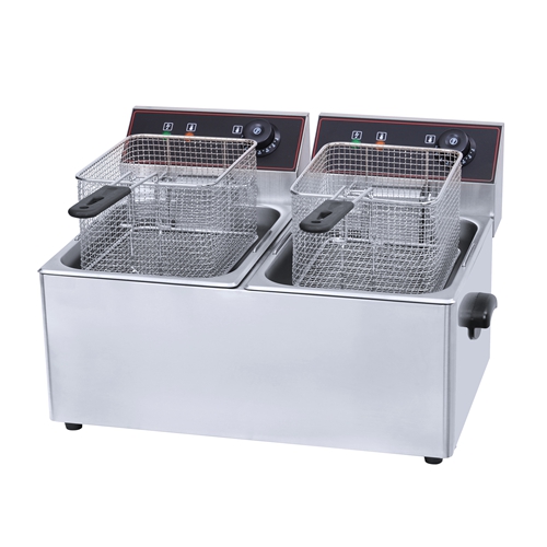 Restaurant Series HEF 2-Tank 2-Basket Electric Fryer 220-240V/50-60Hz