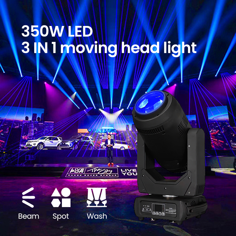 350w LED Beam Spot Wash Hybrid Dj Moving Head Lights Big Event Stage ...