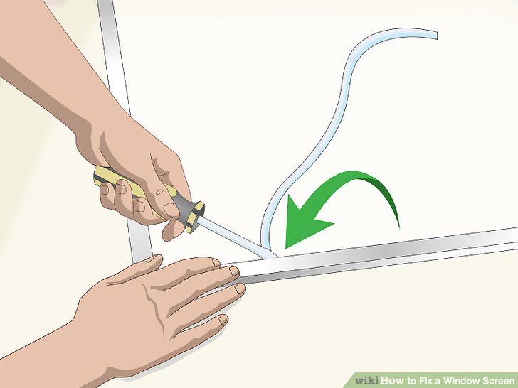 How to Fix a Window Screen